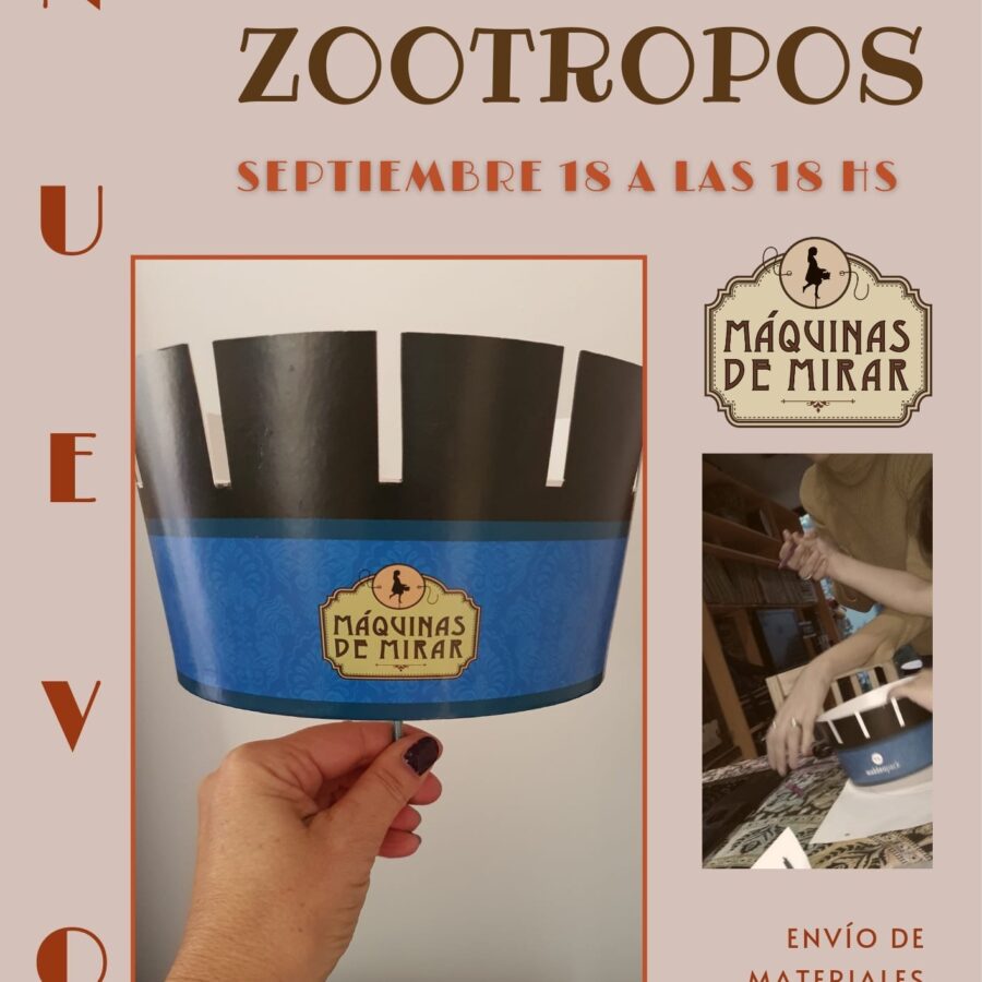 Taller de Animación con zootropos – Marzo 2023 – Máquinas de mirar